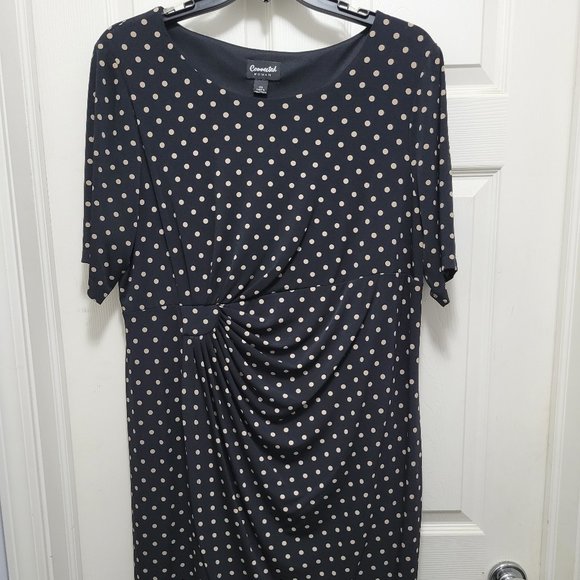 Corrected Woman | Dresses | Black Polka Dot Dress By Corrected Woman ...